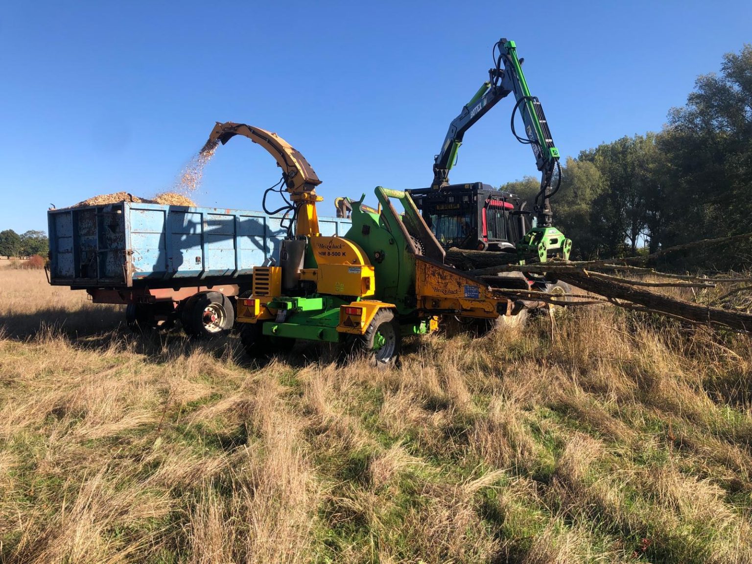 Biomass Chipping - Jones Forestry & Timber Ltd